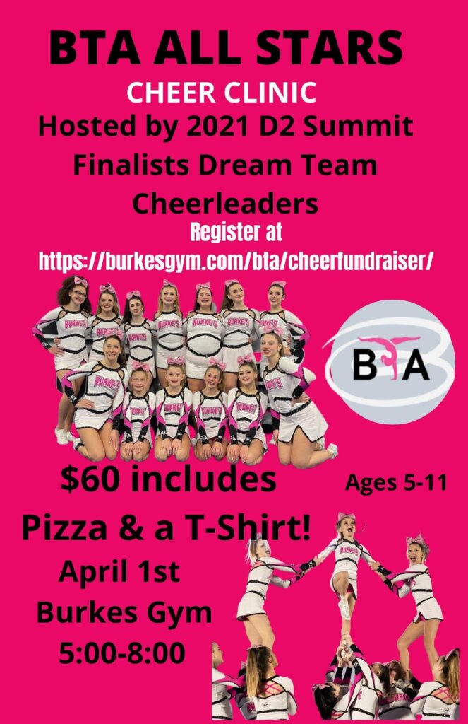 BTA Cheerleading Fundraisers - Burke's