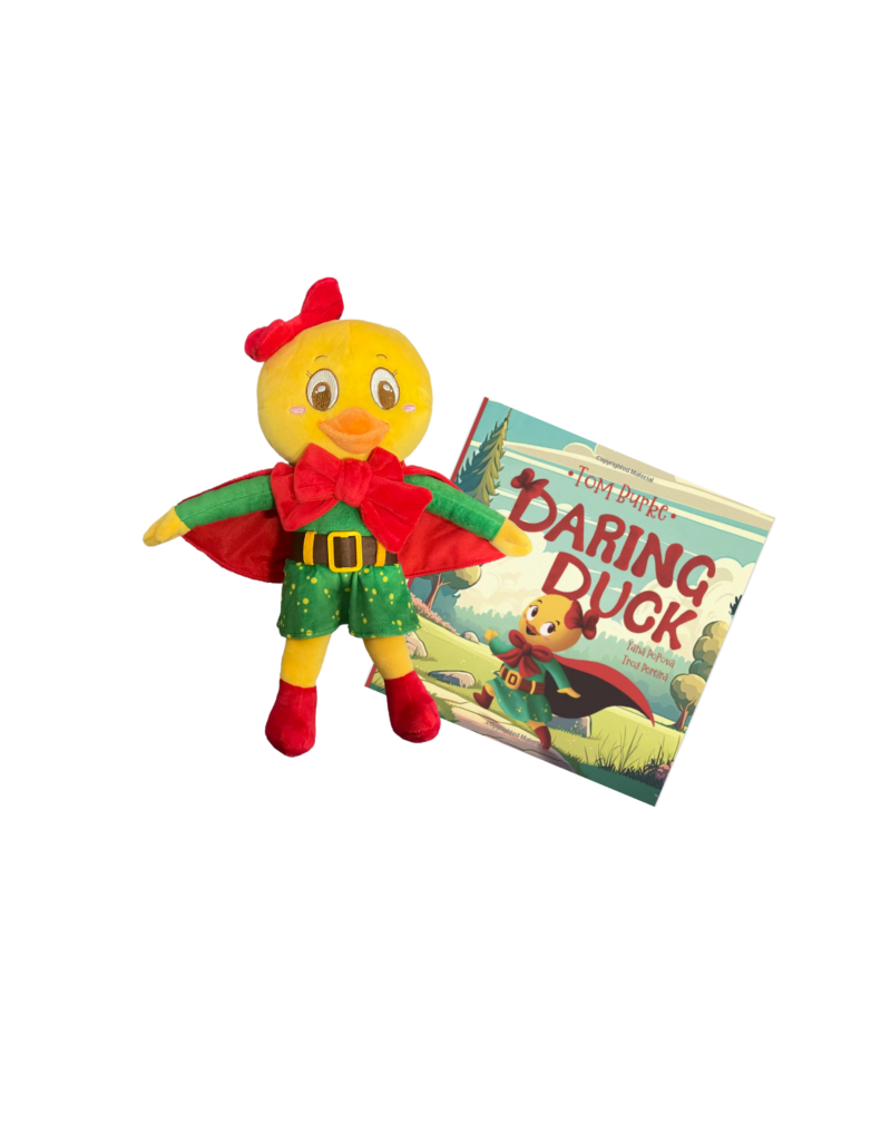 Daring Duck Book and Stuffed Animal - Burke's